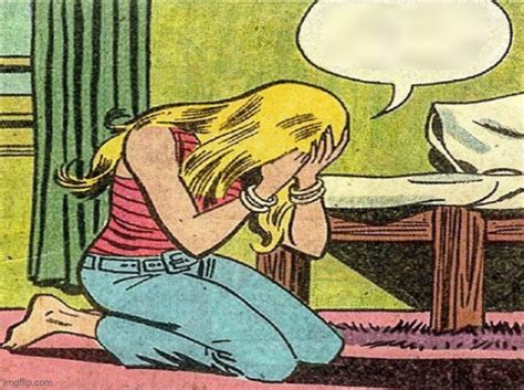 Crying Girl Blank Template Imgflip