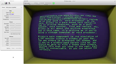 Blinky Review Real Geeks Write On Curved CRT Monitors Macworld