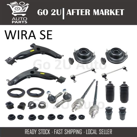 Wira Se 28 Item In 1 Combo Set Rubber Proton Wira Se Front Suspension Set {go2u Auto Part