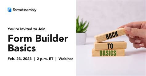 Formbuilder Webforms Datacollection Webinar Formassembly