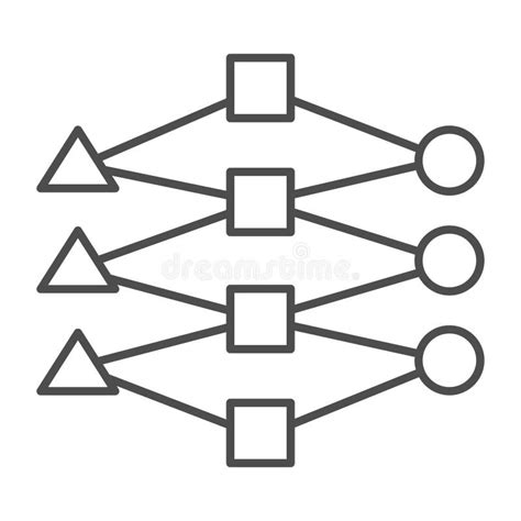 Decision Tree Algorithm Icon Doodle Illustration Stock Vector Illustration Of Scribble Icons