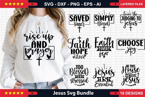 Jesus Svg Bundle Graphic By Designbundle · Creative Fabrica