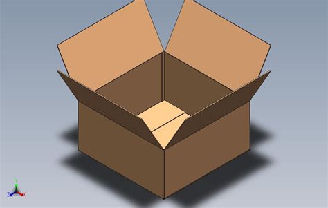 纸箱设计 Solidworks 2011 模型图纸免费下载 懒石网