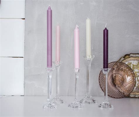 Vintage Crystal Glass Candle Holder Elegant Nachtmann Candle Holders