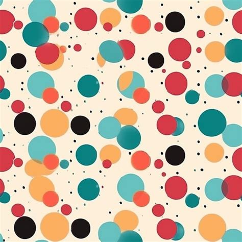 Premium Ai Image A Close Up Of A Colorful Pattern Of Circles On A White Background Generative Ai