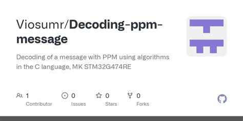 Github Viosumrdecoding Ppm Message Decoding Of A Message With Ppm Using Algorithms In The C
