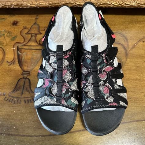 Easy Spirit Shoes Easy Spirit Womens Spark2 Adjustable Strap Flat