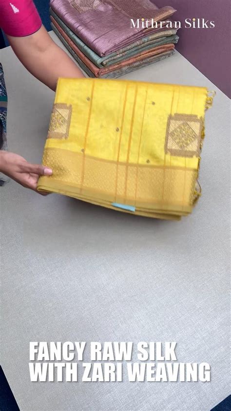 Fancy Raw Silk With Zari Work Weaving Sari Price ₹2000 [video] Raw