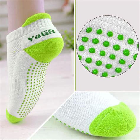 Women Fitness Women Professional Yoga Socks Anti Slip Rubber Dots