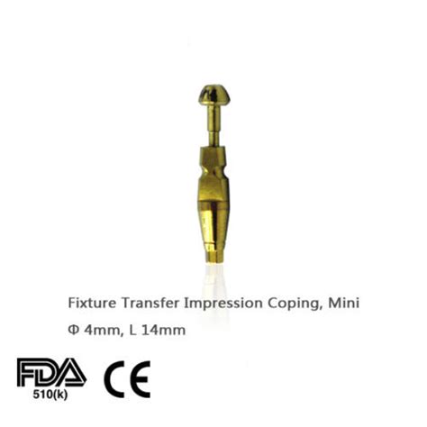 Osstem TSⅢ Hiossen ETⅢ Fixture Impression Coping Φ L for Closed Tray Bomaoer