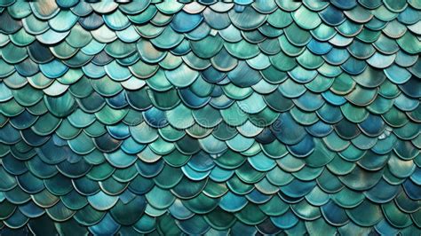 Dive Into Timeless Elegance With A Classic Fish Scale Texture In A Flat