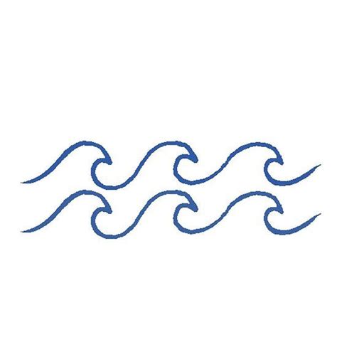 Drawing Blue Waves Wellen Malen Wellen Zeichnen Reisetagebuch Gestalten