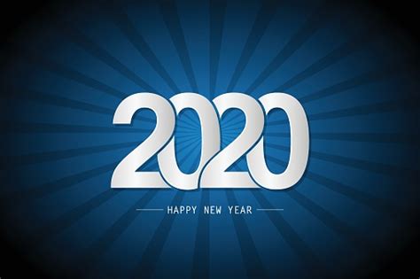 새해 복 야 2020 텍스트 디자인입니다 벡터 Eps 10 로고에 대한 스톡 벡터 아트 및 기타 이미지 로고 벡터 상징