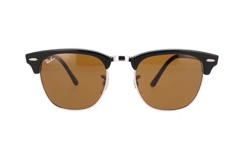 Ray Ban Clubmaster Noir Rb3016 W3387 49 21 Visiofactory