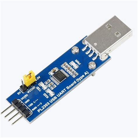 Waveshare Pl2303 Usb To Uart Ttl Communication Module V2 Usb A Connector Robozar