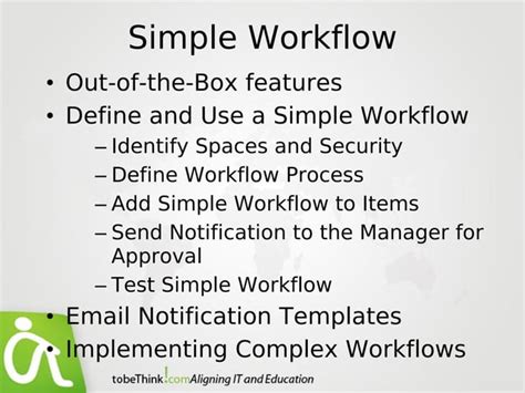 Alfresco Implementing Workflow Ppt