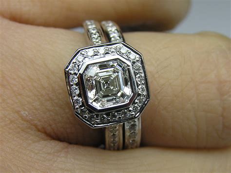 Asscher Cut Diamond On Hand