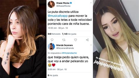 ¡dhasia Wezka Contra Brianda Deyanara ¿por Debryanshow Indirectas En