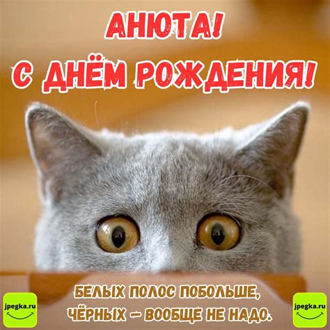 Картинки «С Днём Рождения Анюта 58 красивых открыток