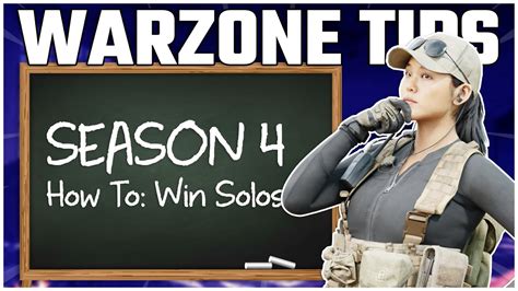 How To Win Warzone Solos Every Time Warzone Tips In Real Time Youtube