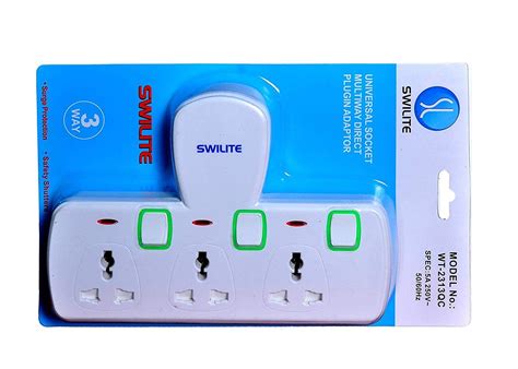Swilite Travel Universal Socket With Usb