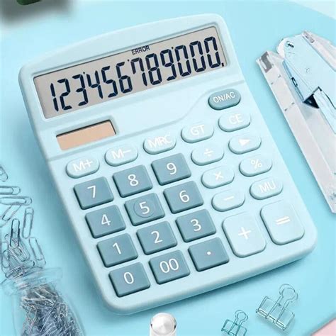 12 Digits Electronic Calculator Desktop Big Calcul Vicedeal
