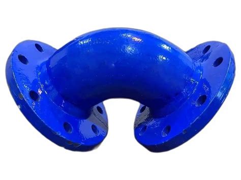 Flange Ductile Iron Double Socket Bend For Plumbing Pipe Bend Radius