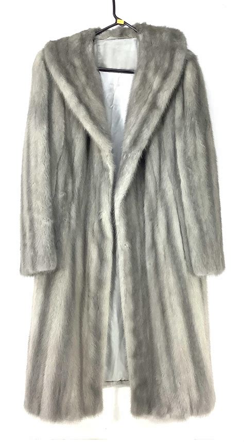 Lot Mink Fur Long Coat