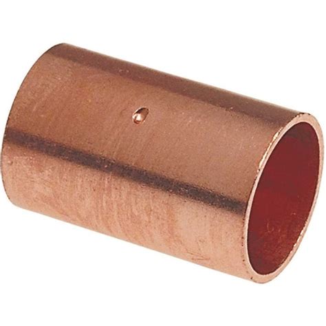 Nibco In Copper Pressure Cup X Cup Coupling Fitting With Dimple Stop