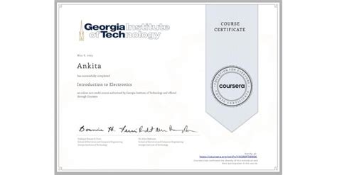 Ankita Choudhary On Linkedin Completion Certificate For Introduction To Electronics