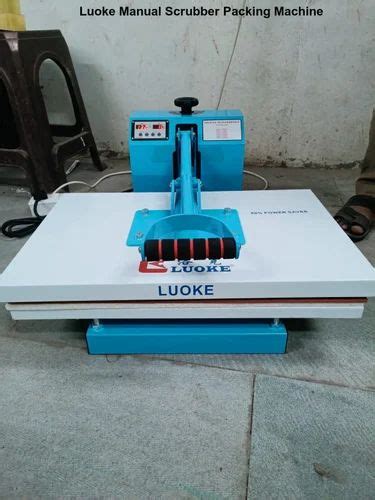 Luoke Manual Scrubber Packing Machine At ₹ 16500piece Diamond