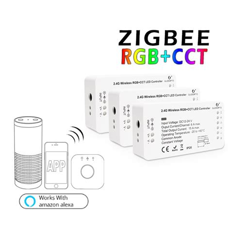Zigbee 2 4g Kabellos Rgbw Cct Led Regler 12v 24v A Grandado