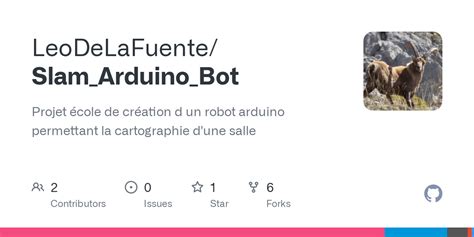 Github Leodelafuente Slam Arduino Bot Projet école De Création D Un