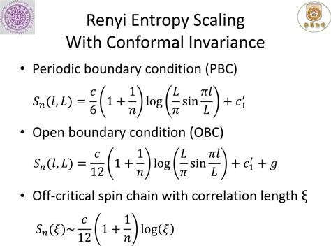 ppt entanglement entropy scaling of the xxz chain powerpoint