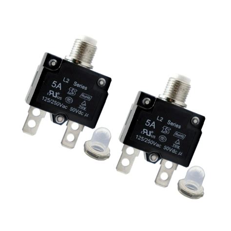 2x Fusible Del Interruptor Del De Sobrecarga Térmica Del Manual Del