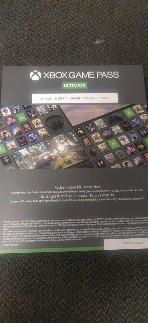 Free 14 Day Gamepass Code Rxboxone