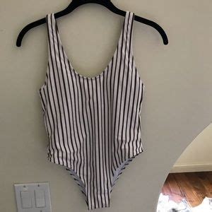 Zaful Swim Zaful Striped Swimsuit One Piece Poshmark