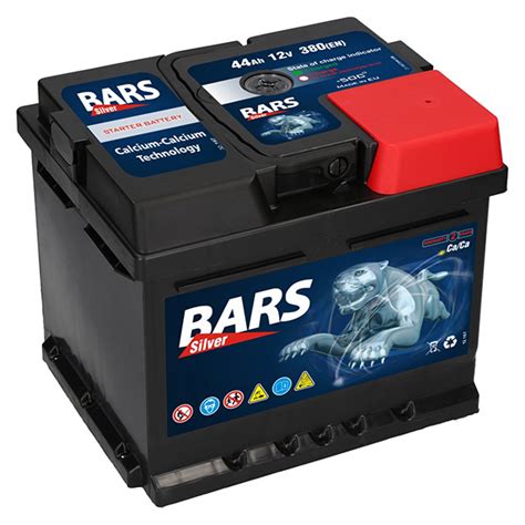 Akumulátor Bars Silver 12V 44Ah 380A/EN Bars. TecDoc: . | Batcar
