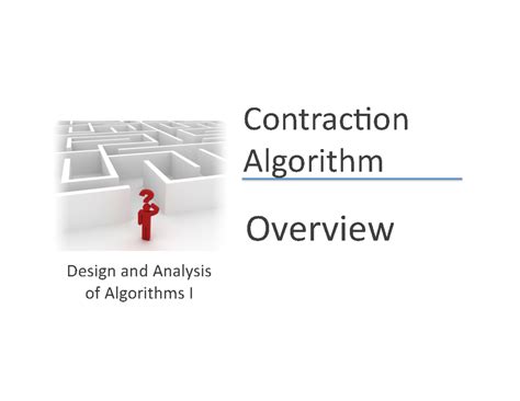 Graphs Dsa Contrac On Algorithm Overview Design And Analysis Of