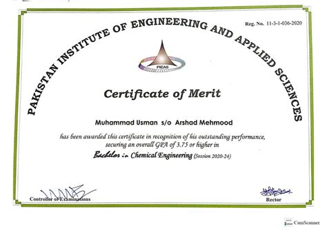 Muhammad Usman On Linkedin Achievement Chemicalengineering