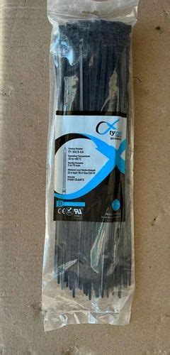 Tycab Black Nylon Cable Tie At Rs 230pack Nylon Cable Tie In
