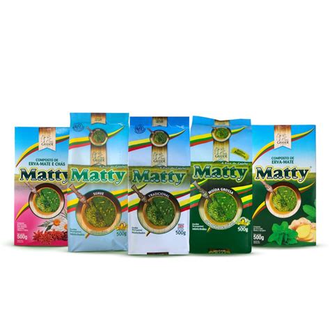 Kit degustação erva mate Matty para chimarrão Shopee Brasil