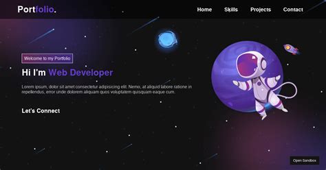 Portfolio Codesandbox