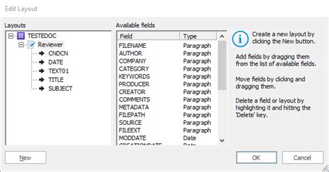 Document Review Editing Records Creating Edit Layouts