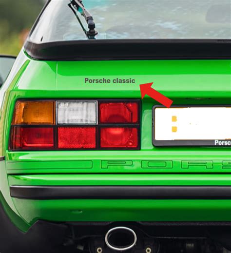 Porsche Classic Decal Vinylsportclassic