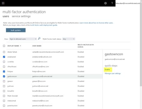 How To Enable Multi Factor Authentication In Office 365 Office 365 Howtodoes