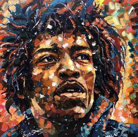 Jimi Hendrix Portrait Painting