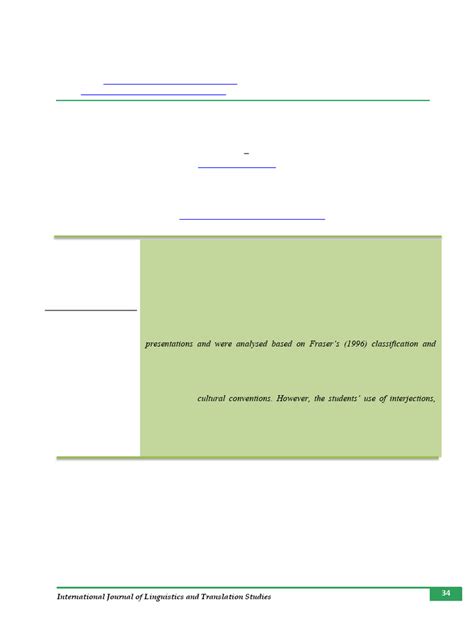 Pragmatic Markers Used By Saudi Undergraduate Efl 1 Pdf