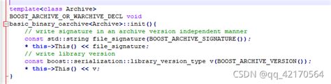 Boost 序列化 Serialization 底层实现serial底层程序测试 Csdn博客