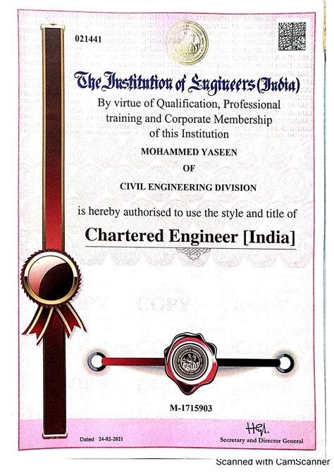 Dr Mohammed Yaseen Cengindia On Linkedin Engineers India 10